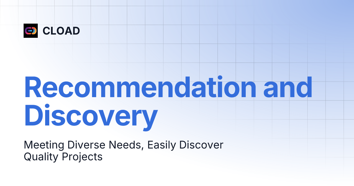 Recommendation and Discovery | CLOAD